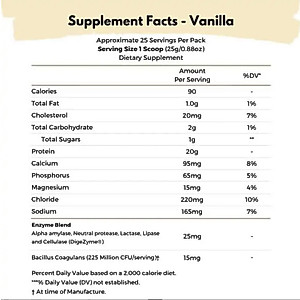 Arena Strength Vanilla Bean Whey Protein Powder