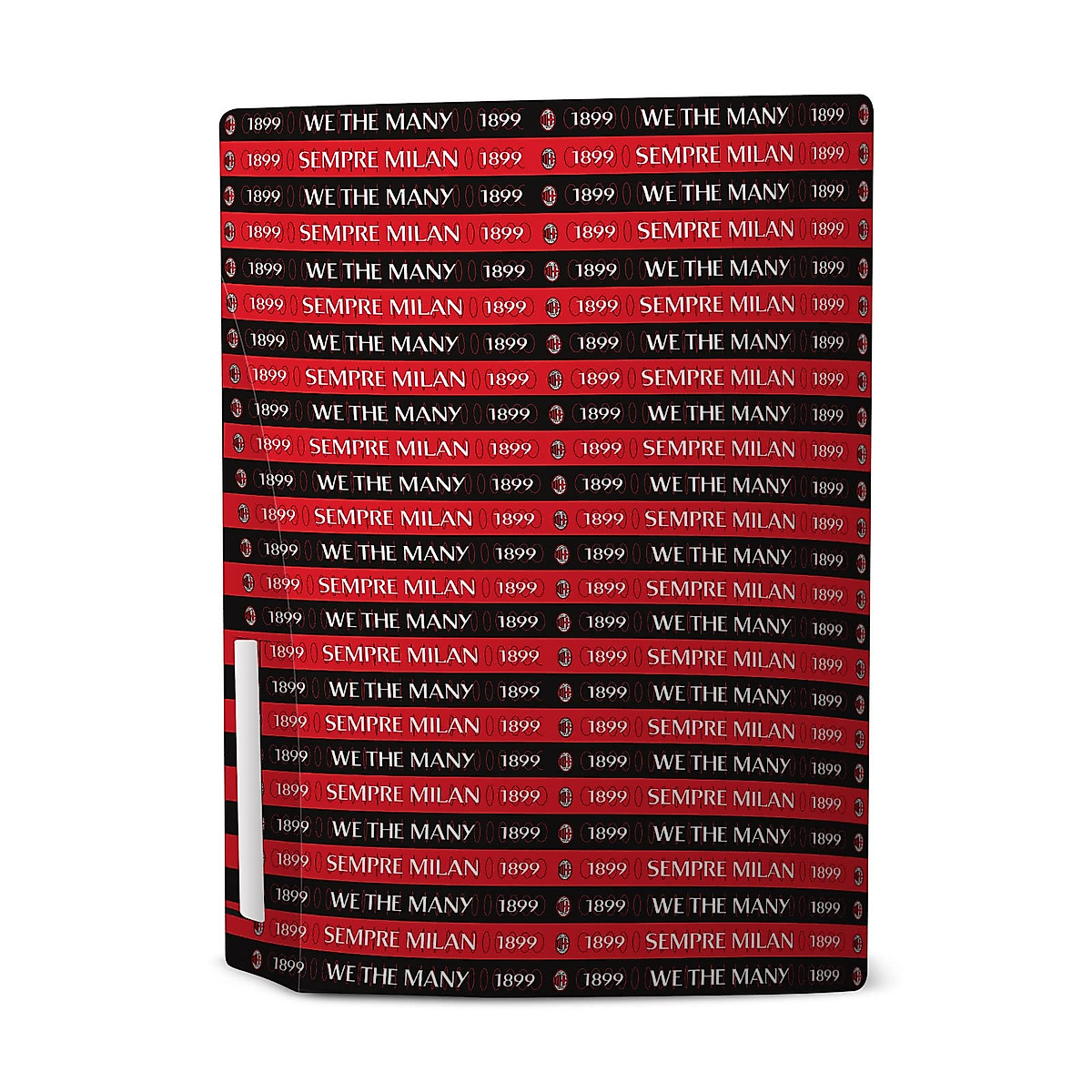 Head Case Designs Officially Licensed AC Milan Sempre Milan 1899 Art Vinyl Faceplate Sticker Gaming Skin Decal Cover Compatible with Sony Playstation 5 PS5 Disc Edition Console