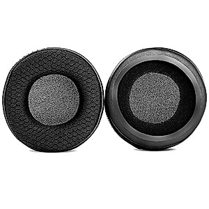 TaiZiChangQin Voyager 104 Upgrade Ear Pads Ear Cushions Earpads Replacement Compatible with Plantronics Voyager 104 Headphone Fabric Black
