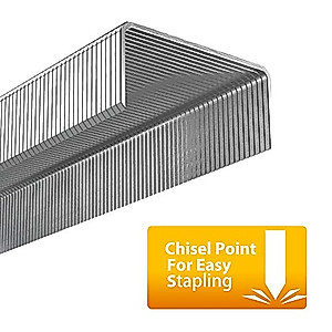 KangBaz 10,000 Staples, 26/6 Standard Staples for Staplers, 1/4 inch Length, 210 per Strip, Jam Free Chisel Point Staples, 10,000 Standard Staples for Stapler