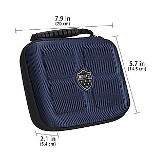 LZFAN Swing Caddie sc300i Golf Launch Monitor Case 7.9 x 5.7 x 2.1 in Travel Case Compatible for Remote, USB Cable & Accessories