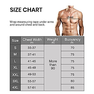 Leader Accessories Adult Universal Personal Flotation Device USCG Approved Life Jacket Vest (Black, L)