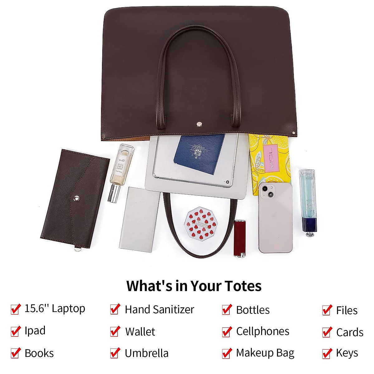 Montana West Leather Tote Bag Large Tote Purse for Women Purses and Handbags Shoulder Bag Purse and Wallet Set MWC-098CF