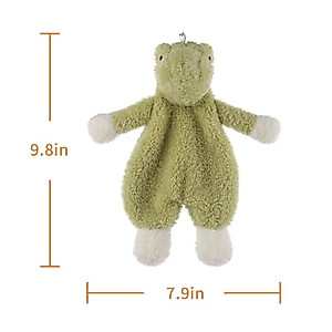 Apricot Lamb Stuffed Animals Hug Dinosaur Security Blanket Infant Snuggler Plush Baby Lovey(Hug Dinosaur, 10 Inches)