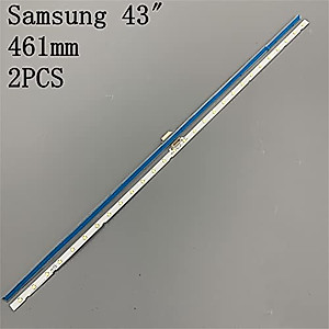 SENHE 2 PCS 28 LED Strip Light Strip Fit for Samsung 43 "TV UE43NU7100U AOT_43_NU7100F_2X28_3030C BN44-00947A UE43NU7120U