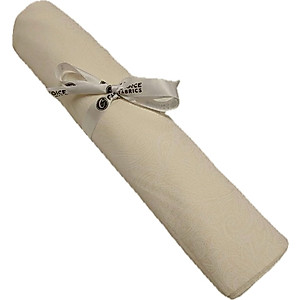 Choice Fabrics Supreme 108" Quilt Backing - Tone on Tone - Premium Cotton Fabric Cut by The Yard (White on Cream - Paisley)