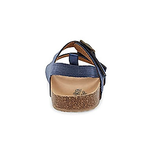 OshKosh B'Gosh Boy's Bruno Sandal, Navy, 12 Little Kid