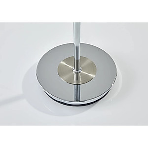 Adesso 5120-22 Metropolis 300W Torchiere, Floor Lamp, Chrome Finish