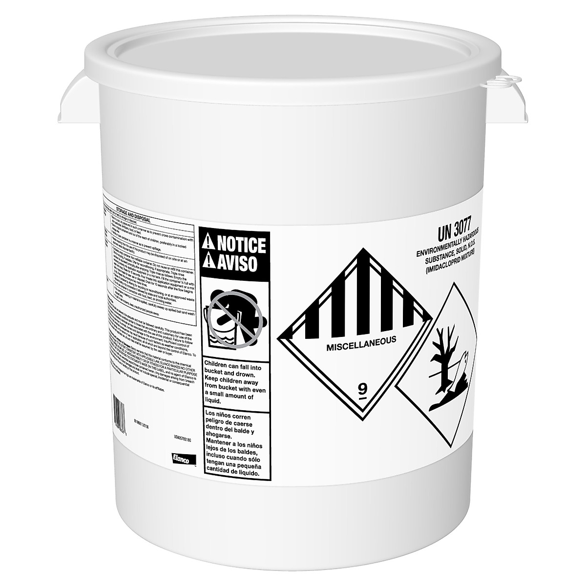 Elanco Animal Health QuickBayt Fly Bait | Premise for Livestock Facilities | Controls Flies | 5 lb Pail