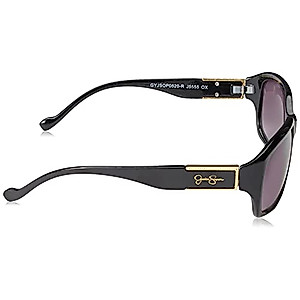 Jessica Simpson Women's J5555 Retro Wrap Rectangular Sunglasses with UV400 Protection - Glamorous Lighweight Sunglasses for Women, 60mm