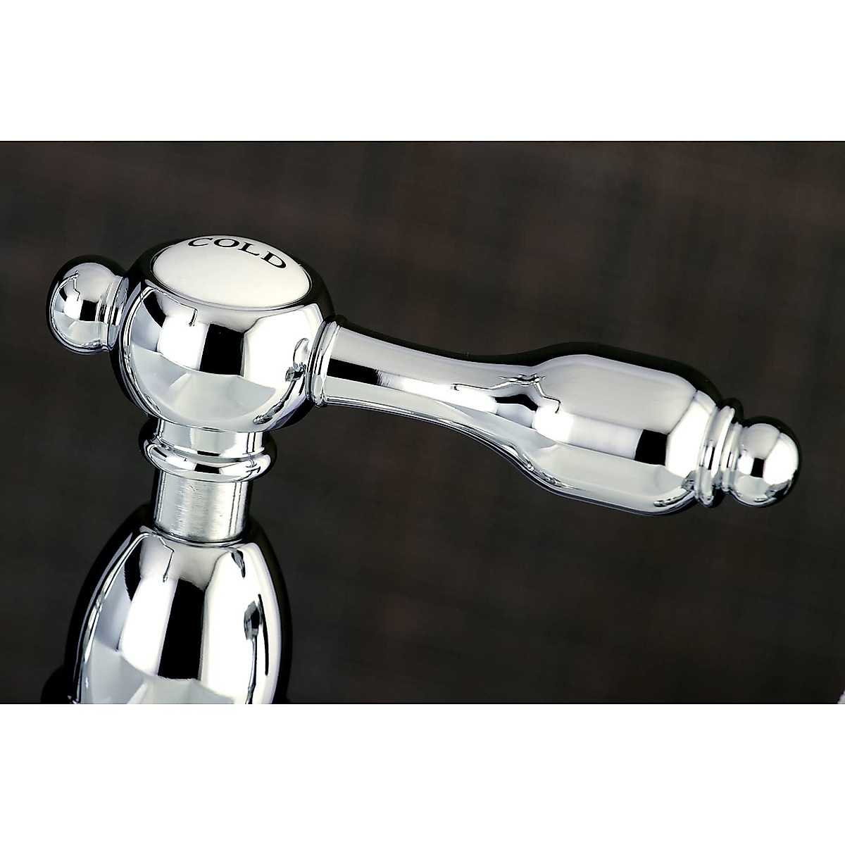 Kingston Brass KS1172TAL Tudor Bridge Kitchen Faucet, Polished Brass