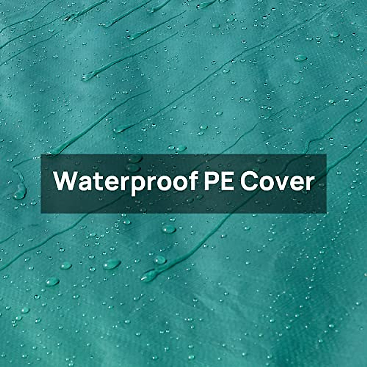 walnest Auto Storage Shelter Car Garage Steel Heavy Duty Carport Canopy Metal Frame Tent Waterproof (10×10×8ft, Green)