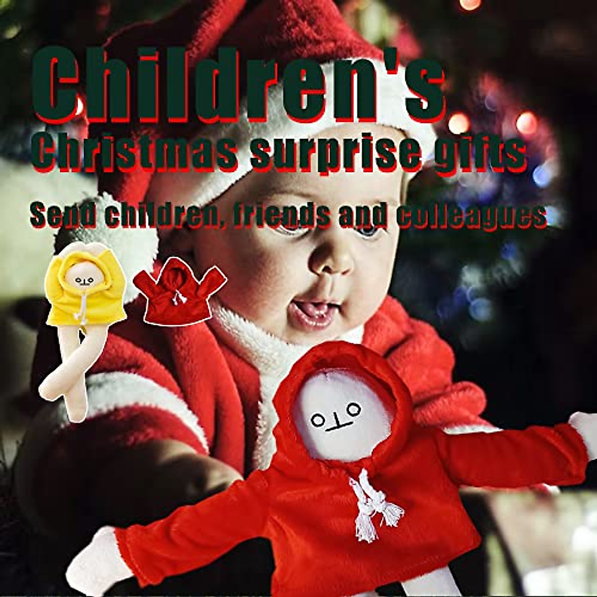 Plush Banana Man Doll, Weird Plush Banana Stuffed Animals Doll with Magnet, Creative Stuffed Toy Funny Changeable Plush Pillow Decompression Toy Gifts for Kids Christmas Birthday Party (16 inch)