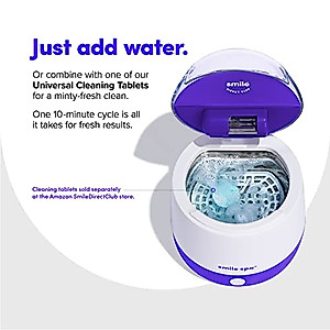 SmileDirectClub Smile Spa Ultrasonic and UV Cleaning Machine for Aligners, Retainers, Toothbrush Heads, and More