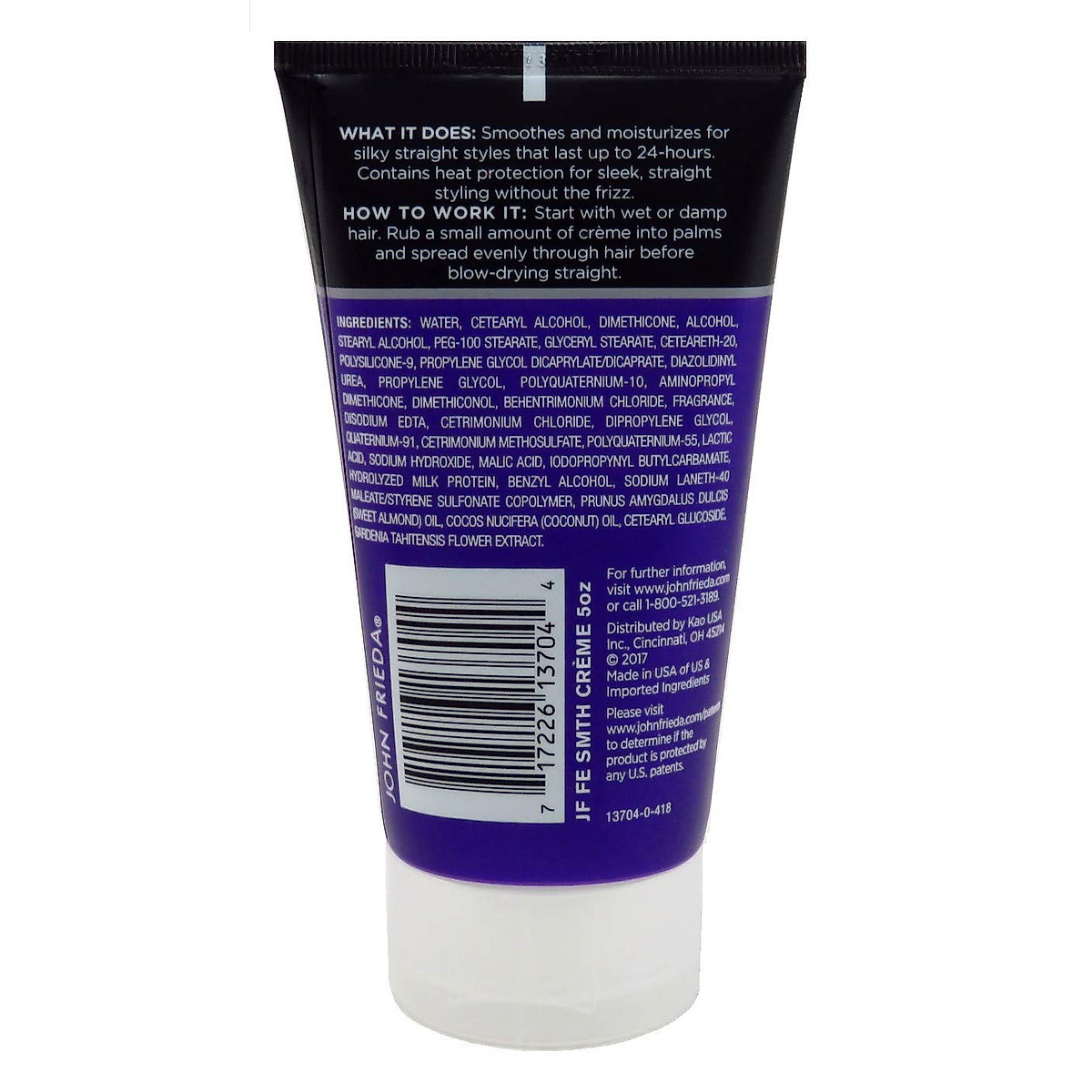 John Frieda Frizz-Ease Straight Fixation Styling Creme - 5 oz - 2 pk