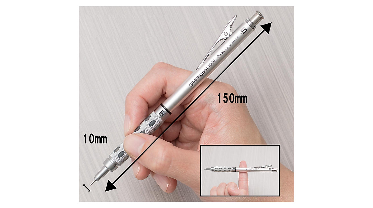 Pentel Graph Gear 1000 0.5mm Mechanical Pencil – Precision & Comfort