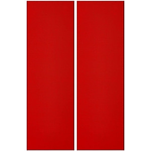 Tinlade 2 Pcs G10 Knife Handle Spacer Material 6.3 x 2 x 0.04 Inches G10 Sheet Knife Handle Liners for Knife Scales Slabs Making Supplies (Red)