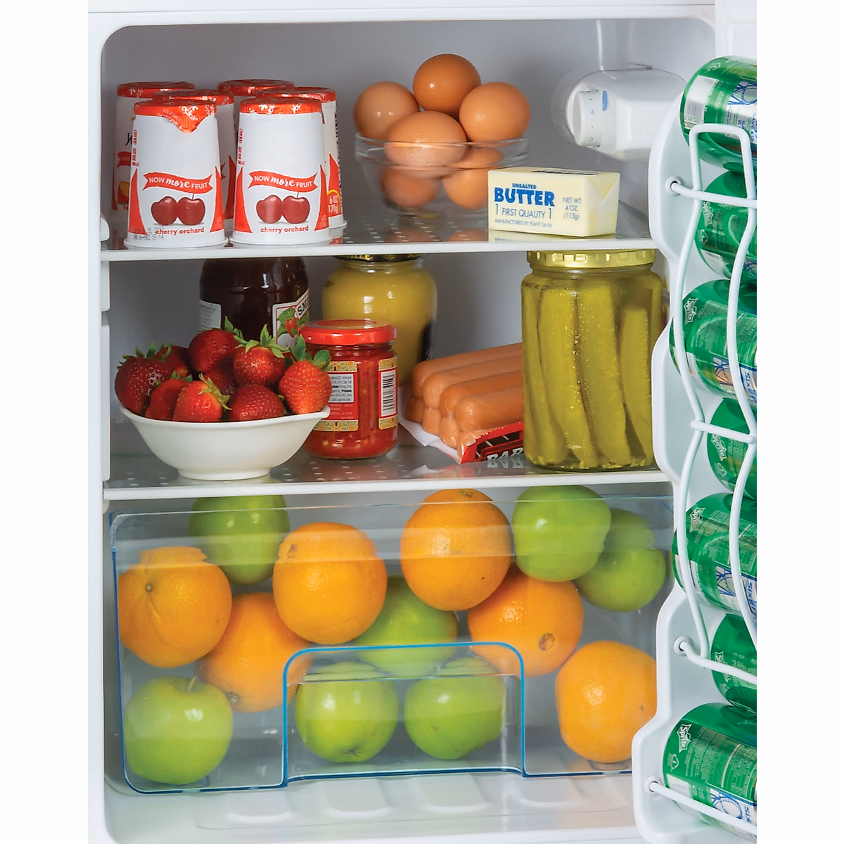 Igloo 3.2 Cu. Ft. Double Door Refrigerator with Freezer, Adjustable Temperature Control Down to 32 Degrees, Removable Glass Shelves, Perfect for Homes, Offices, Dorms, Apartments, Garages, Black