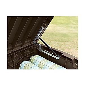 ALIDAM Deck Box Storage Box 110 Gallon Resin Deck Box-Organization and Storage for Patio Patio Deck Garden Furniture