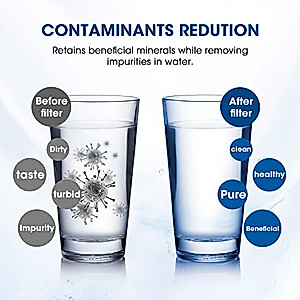 GLACIER FRESH CRF-950Z Pitcher Water Filter, Replacememt for PUR CRF950Z, PPF951K, PPF900Z,PPT700W, CR-1100C, DS-1800Z, Pitcher Filter, Compatible with All PUR Pitchers and Dispensers(3 Pack)