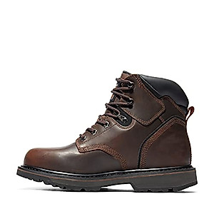 Timberland PRO Men's Pit Boss 6 Inch Soft Toe Industrial Work Boot, Brown, 11 Wide