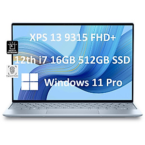 Dell XPS 13 Plus 9320 13.4" 4K OLED Touchscreen (Intel 12-Core i7-1260P, 16GB LPDDR5 RAM, 1TB SSD) Thin & Light Business Laptop, Thunderbolt 4, Webcam, Backlit KB, Fingerprint, Wi-Fi 6E, Win 11 Pro