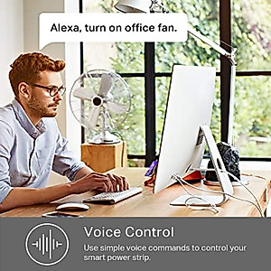 Xenon Smart Power Strip,WiFi Smart Multi Outlet Surge with 4-Outlet 4-USB with 5-Foot Cord, Work with Alexa and Google Home,Black