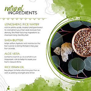 Viori Hidden Waterfall Conditioner Bar Made with Rice Water - Handcrafted All Natural Organic Conditioner