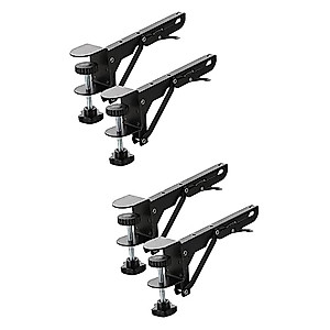 Ciieeo 2 Sets Foldable Bracket Under Desk Keyboard Tray Shelving Brackets Table Tray Folding Desk Extender Desk Tray Foldable Desktop Extension Plate Support Slider Drawer Wrought Iron