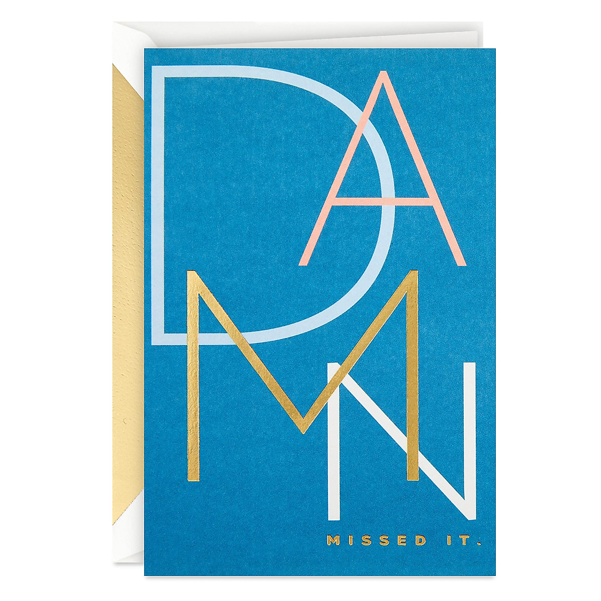 Hallmark Signature Belated Birthday Card (Missed It)