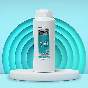 Suave Professionals 2 in 1 Shampoo and Conditioner Daily Plus for Cleansed Hair Hair Shampoo and Conditioner Formula With Micro-Moisturizing Complex 28 oz