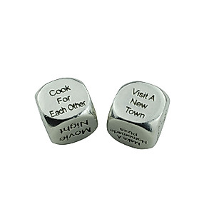 8 Year Anniversary Metal Date Night Dice - Create a Unique 8th Anniversary Date Night