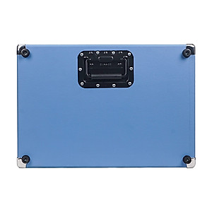 Sound Town Vintage 4U Amp Rack Case, 12.5" Depth with Rubber Feet, Dust Cover, Kickstand, Beau Blue (STVRC-4BL)