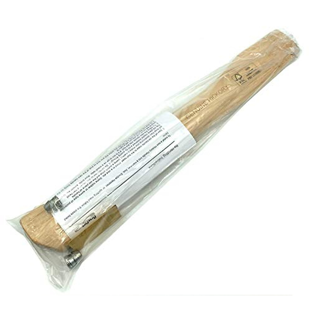 BRUFER 203652 Genuine Hickory Wood Replacement Handle for Camp Axe - 14" Complete Set with Wooden and Steel Wedges (14" - 1 Pack)