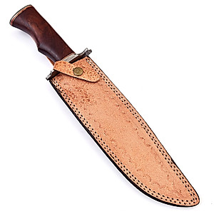 UK UNIQUE SHARP KNIVES BK-3007 Handmade Damascus Steel 15.50 Inches Damascus Steel Hunting Knife - Rose Wood Handle With Damascus Beautiful Gurd/pommel