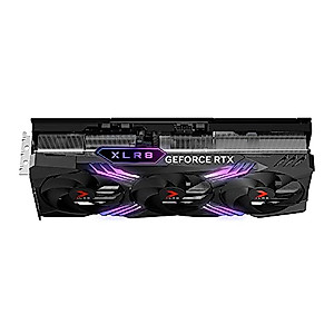 PNY GeForce RTX™ 4090 24GB XLR8 Gaming Verto™ Epic-X RGB™ OC Triple Fan Graphics Card DLSS 3 (ARGB, 384-bit, PCIe 4.0, GDDR6X, Supports 4k, Anti-Sag Bracket, HDMI/DisplayPort)
