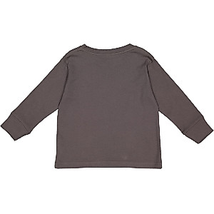 inktastic Just Here for The Poutine Toddler Long Sleeve T-Shirt 3T Charcoal Grey 3b12c