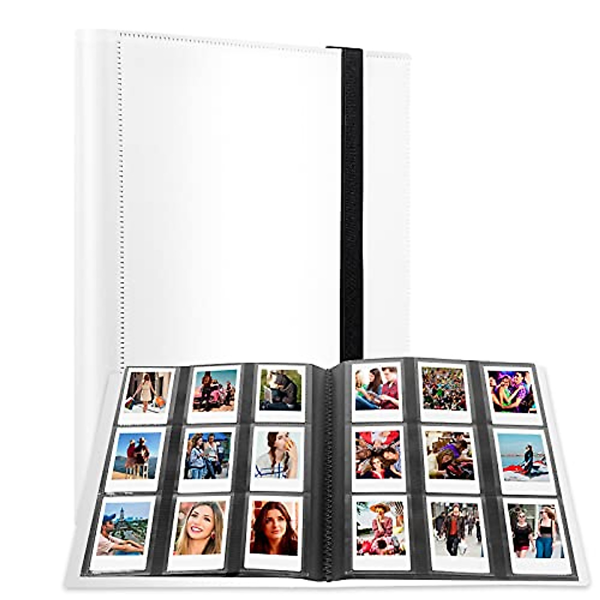 432 Pockets Photo Album for Fujifilm Instax Mini Camera, Polaroid Snap PIC-300 Z2300 Instant Camera, 2x3 Photo Album Book for Fujifilm Instax Mini 11 12 9 Evo 90 70 40 8 7 LiPlay Instant Camera(White)