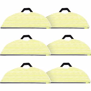 6Pcs Mop Pad for Shark AV2001WD / RV2001WD / RV2000WD AI Robot Vacuum, Microfiber Sonic Mopping Pad Replacement Accessory