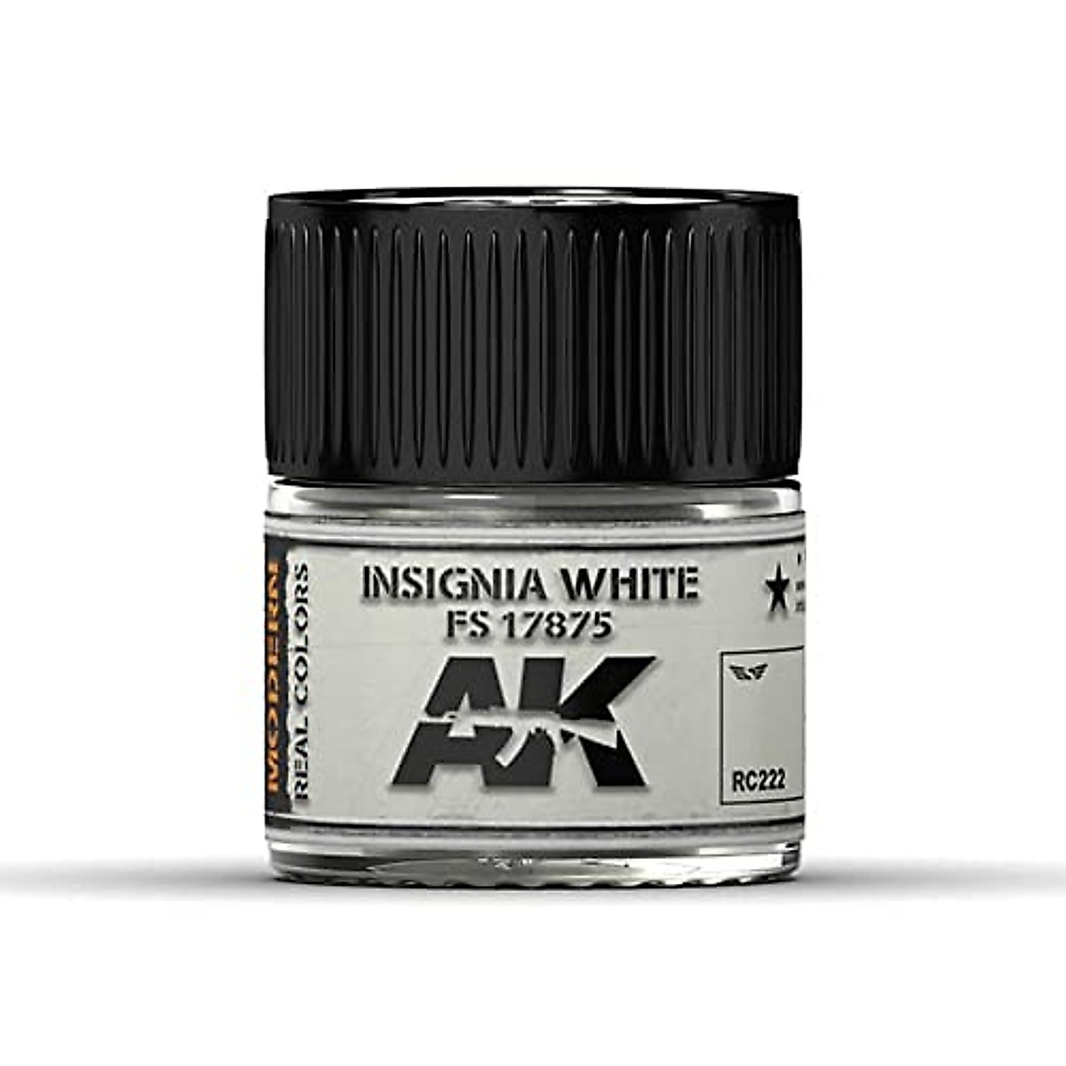 AK Interactive Real Color Air Single Paint Line 10ml - RC206 thru RC284 Color: Insignia White FS 17875 - RC222