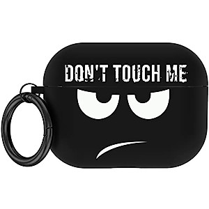 Maxjoy for AirPod Pro Case Cover, Cool Cute Air Pod Pro Case for Women Men with Keychain Protective Soft Cover Designed for Apple AirPod Pro Wireless Charging Case 2019