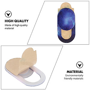 Hemobllo 6pcs Privacy Cover Lens Caps Web Cameras Camera Covers Computer Webcam Covers Web Camera Lens Caps Durable Webcam Covers Professional Webcam Covers Webcam Lens Covesr