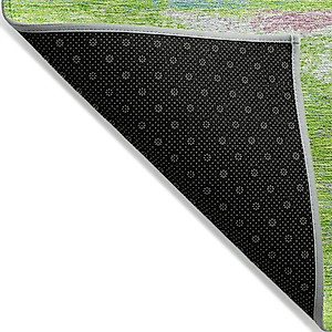 Addison Rugs Chantille ACN942 Lime 1'8" x 2'6" Indoor Outdoor Area Rug, Easy Clean, Machine Washable, Non Shedding, Bedroom, Entry, Living Room, Dining Room, Kitchen, Patio Rug