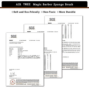 5 Pcs Curl Brush Set - Magic Twist Brush, Sponge Hair Pick for Men and Women (Blend)