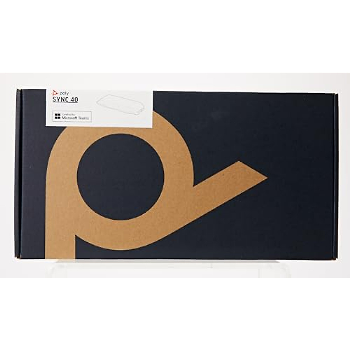 Poly - Sync 40 Smart Speakerphone (Plantronics) - Flexible Work Spaces - Connect to PC/Mac via Combined USB-A/USB-C Cable and Smartphones via Bluetooth - Works with Teams (Certified), Zoom & More