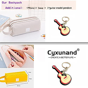 Cute Bunny Backpack Plus,180°Open School Bookbag Backpacks for Girls Boys Teen,Kawaii Large Capacity Travel Bags Laptop