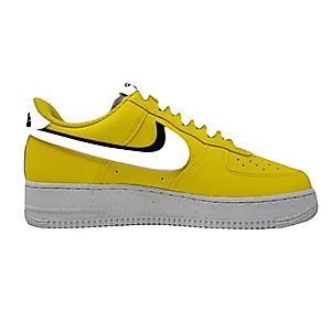 Nike Air Force 1 '07 Lv8 Mens Basketball Shoes, Tour Yellow/Sail-Black, 12 M US
