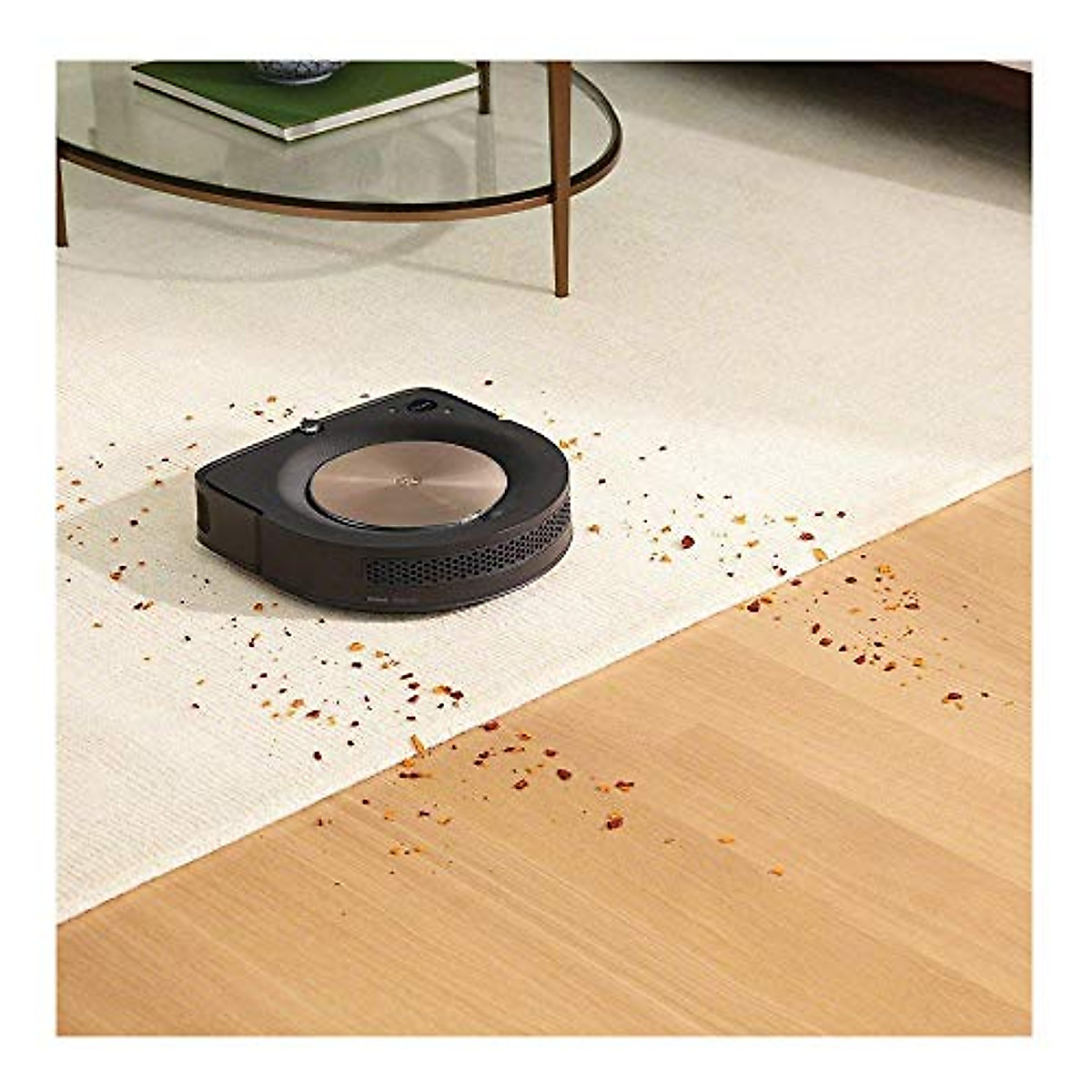 iRobot Roomba S9+ Wi-Fi Connected Robot Vacuum with Extra Clean Base Automatic Dirt Disposal Bundle (2 Items)