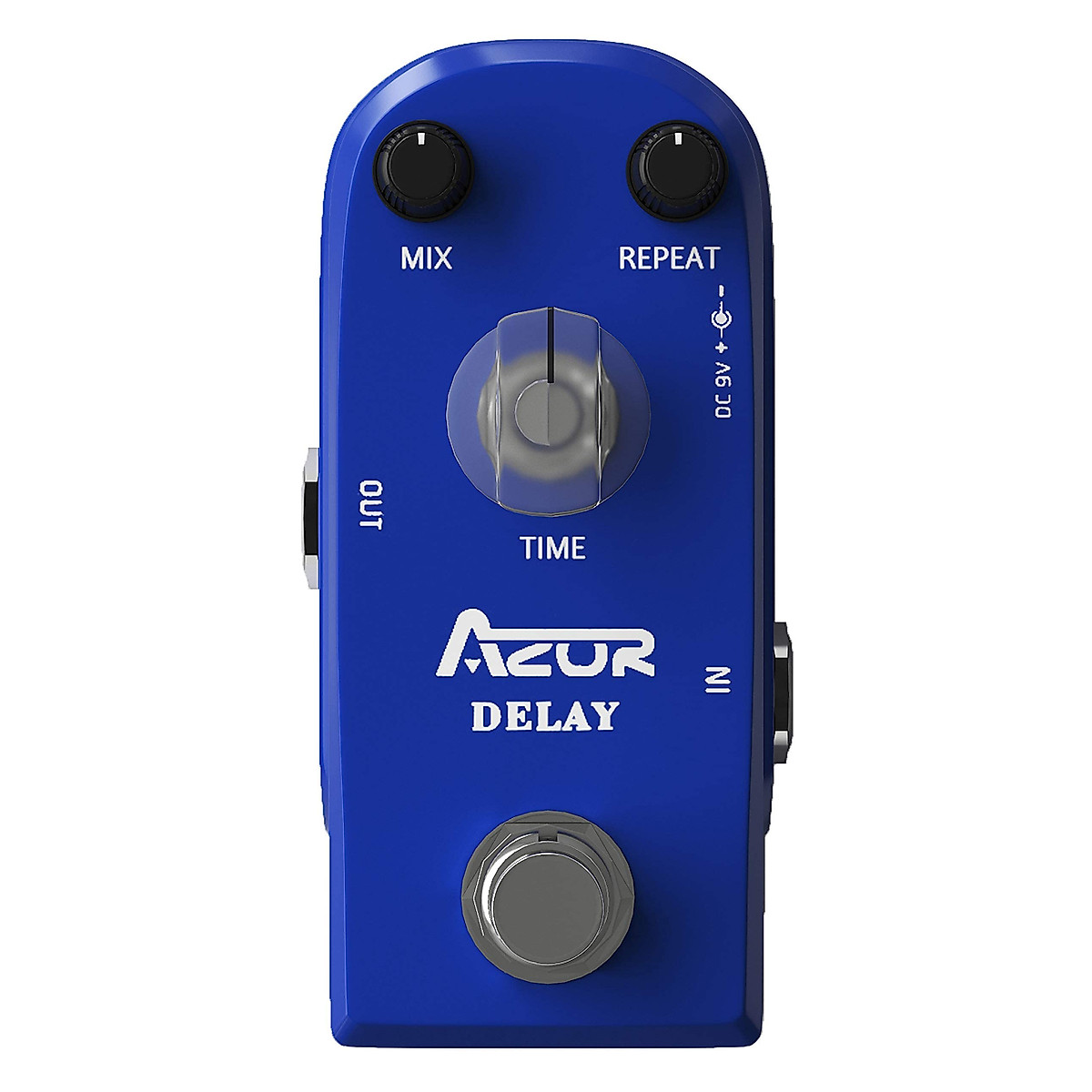 AZOR Pedal Power Adapter with Guitar Dealy Pedal, Vintage Analog Delay Guitar Effect Pedal with True Bypass Pedal, Vintage Analog Delay Guitar Effect Pedal with True Bypass