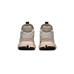 On Women's Cloudnova Sneakers, Pearl | Shell, Pink, 8.5 Medium US